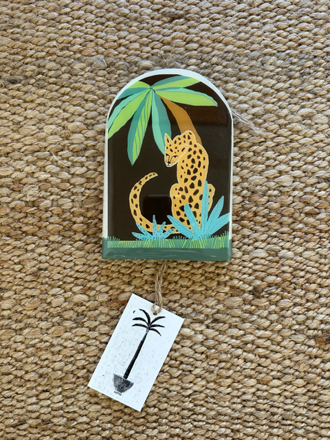 Cheetah arch tile – Sue Fantini Art